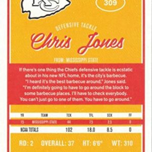 2016 Donruss #309 Chris Jones RC Rookie Kansas City Chiefs