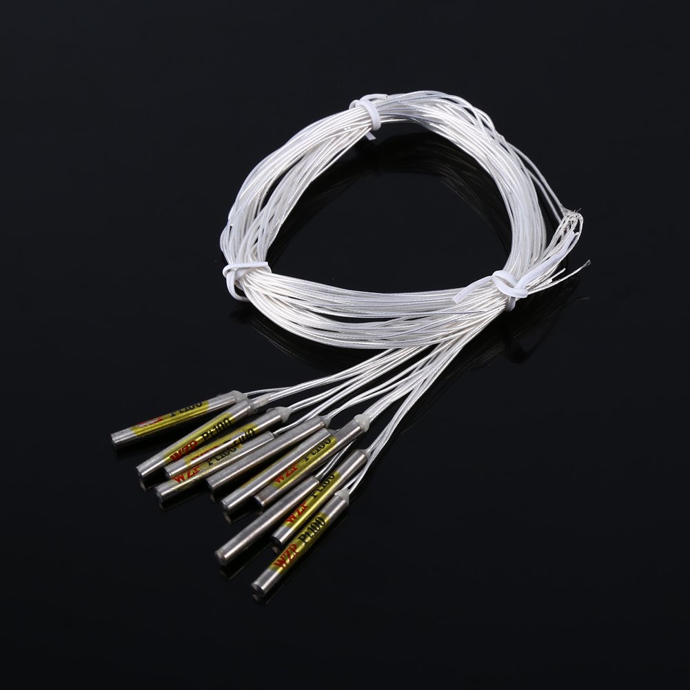 10Pcs PT100 Platinum Resister Temperature Sensor Waterproof Probe©20¡æ to 250¡æ