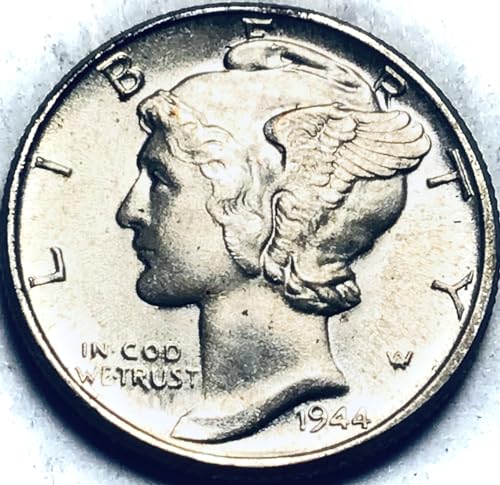 1944 P Mercury Silver BU MS Dime Seller Mint State