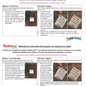 LabTech LT5110 Radon Test Kit