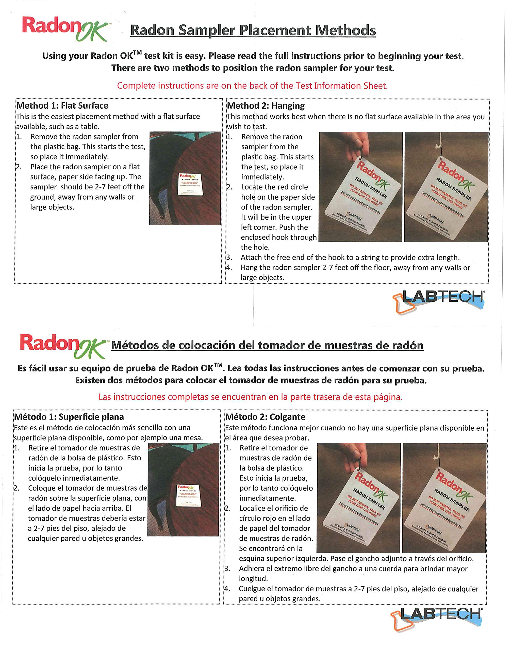 LabTech LT5110 Radon Test Kit