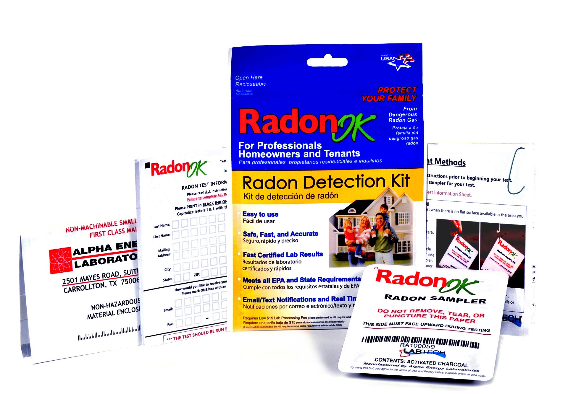 LabTech LT5110 Radon Test Kit