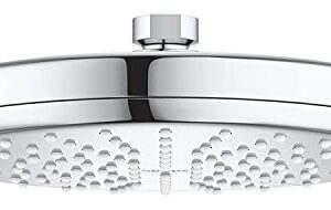 GROHE 26409000 26409 Tempesta 210 Showerhead,StarLight Chrome, 8 Inch