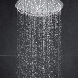 GROHE 26457000 Euphoria Rain Showerhead, 10 Inches Starlight Chrome