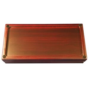 Wood Glass Top Display Box for 3 Extra Large or Air-Tite I Coin Capsules / 2" Challenge Coins