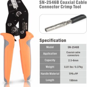 iCrimp IWS4 Solar PV Connector Crimping Tools for AWG14-10 (2.5/4/6mm²) Solar Panel PV Cable with Wire EDM Die