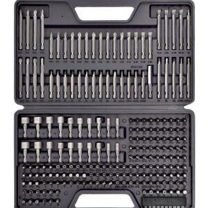 Jackson Palmer 218 Piece Ultimate Screwdriver Bit Set, High Grade Carbon Steel, Includes Hard-to-Find Security Bits