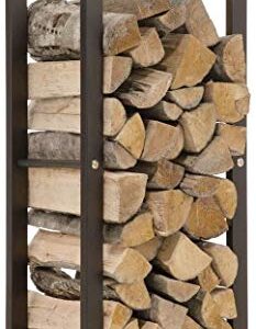 WGX Indoor/Outdoor Decorative Firewood Storage Log Rack Holder (2-Feet Log Rack)