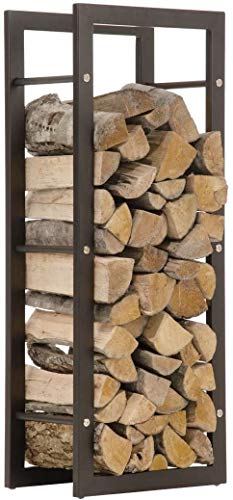 WGX Indoor/Outdoor Decorative Firewood Storage Log Rack Holder (2-Feet Log Rack)