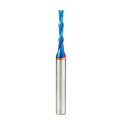 Amana Tool - 46125-K Solid Carbide Spektra Extreme Tool Life Coated Spiral Plunge 1/8 Dia