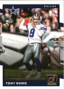 2017 donruss #290 tony romo dallas cowboys football card