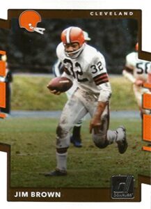 2017 donruss #203 jim brown cleveland browns football cardl8