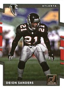 2017 donruss #123 deion sanders atlanta falcons football card