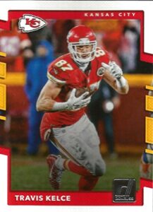 2017 donruss #129 travis kelce kansas city chiefs football card