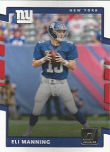 2017 donruss #10 eli manning new york giants football card