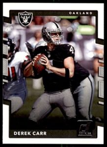 2017 donruss #133 derek carr oakland raiders football card