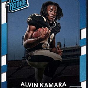 Football NFL 2017 Donruss #349 Alvin Kamara Rated Rookie Saints