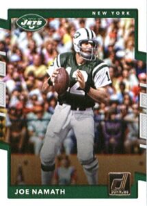 2017 donruss #206 joe namath new york jets football card