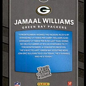 2017 Donruss #317 Jamaal Williams Green Bay Packers Rated Rookie