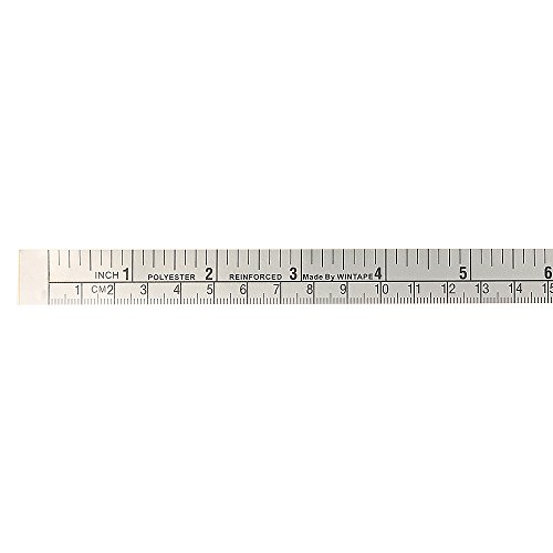 WIN TAPE Workbench Ruler Adhesive Backed Tape Measure 60inch 152cm (Left to Right - Inch/cm)