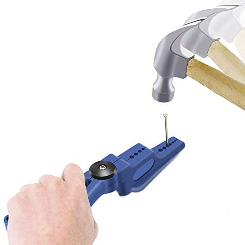 Plastic Pliers, Home Tool Auxiliary Pliers, Jelanry Secure Nails Anti-smashing finger Joint Pliers for More Safety for Hammering Nails Easy to Position and Keeps Fingers Safe