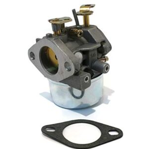 FitBest Carburetor for Tecumseh LH318SA LH358SA HMSK90 8HP 9HP 10HP Engine Snow Blower Carb