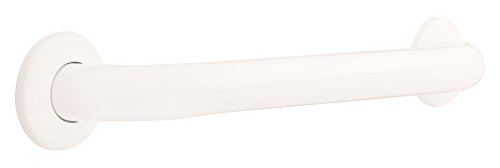 Delta Faucet D5618W Wall Mounted 18" x 1-1/2" ADA Concealed Screw Bath Safety Grab Bar in White