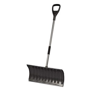 bigfoot northern lites 25" poly pusher snow shovel by emsco