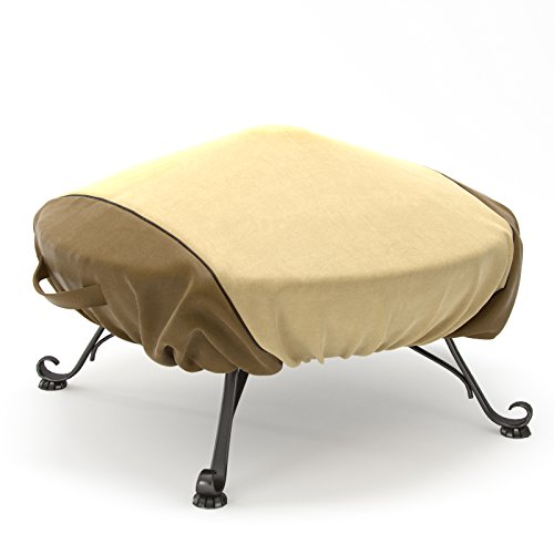 Dura Covers LRFP5505 Fade Proof 60in Round Firepit Cover in Two Tone - Large