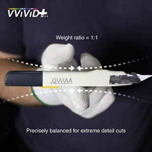 VViViD+ Premium Retractable Precision Balanced Multi-Use Utility Blade (1 piece)