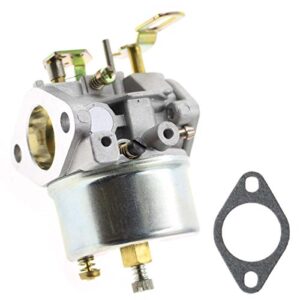 autokay adjustable carburetor for tecumseh 8hp 9hp 10hp snowblower re#640349 640052 640054 640058 640058a