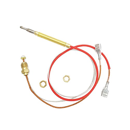 METER STAR Outdoor Heater Replacement Parts M8 x 1 End Connection Nuts Thermocouple 0.4 Meters Length M6 x 0.75 Head Thread with,Suitable for Outdoor Patio Heaters Repair and Replacement