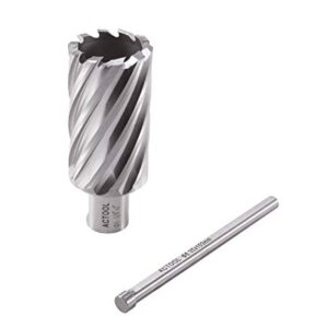 ACTOOL 1-3/8" Diameter × 2" Depth of Cut HSS ANNULAR Cutter with 3/4'' Weldon Shank