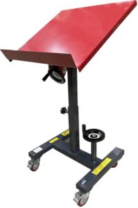 tilting work stand, 300lbs capacity, steel, 24x24", 31.5 to 42" height, 30 degree tilting work table/tilting stand pake handling tools