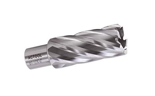 ACTOOL 1-1/16" Diameter × 2" Depth of Cut HSS ANNULAR Cutter with 3/4'' Weldon Shank