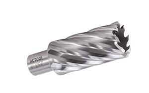 actool 1-3/16" diameter × 2" depth of cut hss annular cutter with 3/4'' weldon shank