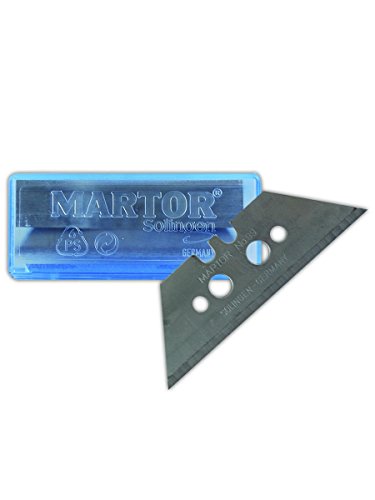 Martor 99 Allfit Deep-Edged Trapezoid Blade, Martor, Standard, Silver (Pack of 100)