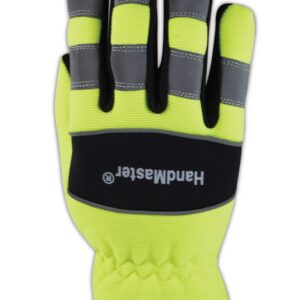 MAGID MECH106XL HandMaster MECH106 High-Visibility Mechanics Gloves, Full Finger, X-Large, Hi/Vis Yellow