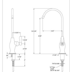 Kingston Brass KSAG3195AL Restoration Water Filtration Faucet, Oil Rubbed Bronze, 2 x 4.75 x 10.94