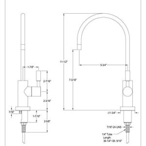 Kingston Brass KSAG8195DL Concord Water Filtration Faucet, Oil Rubbed Bronze