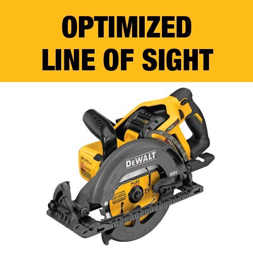 DEWALT FLEXVOLT 60V MAX* Circular Saw Kit, 7-1/4-Inch, Worm Style, 9.0Ah Battery (DCS577X1)