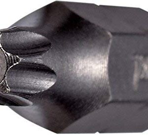 VEGA T20 TORX Security Bits. Professional Grade ¼ Inch Hex Shank TORX T-20 S2 Steel 1" Security Bits. 125TT20A-4 (Pack of 4)