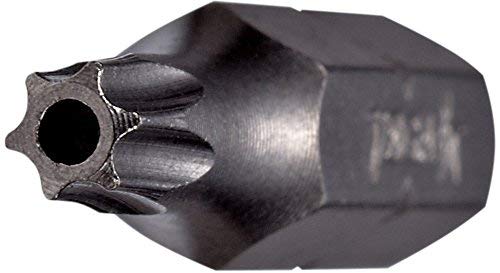 VEGA T20 TORX Security Bits. Professional Grade ¼ Inch Hex Shank TORX T-20 S2 Steel 1" Security Bits. 125TT20A-4 (Pack of 4)