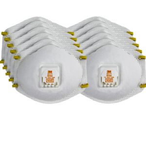 3m particulate respirator 8511, pack of 10, n95, cool flow exhalation valve, disposable, braided comfort strap, m noseclip