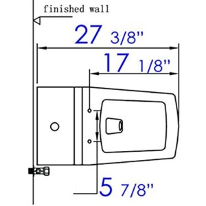 EAGO R-356SEAT Replacement Soft Closing Toilet Seat for TB356, White