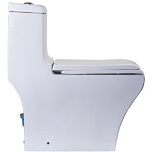 EAGO R-356SEAT Replacement Soft Closing Toilet Seat for TB356, White