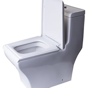 EAGO R-356SEAT Replacement Soft Closing Toilet Seat for TB356, White