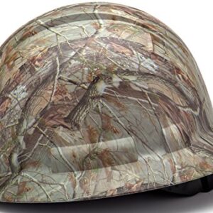 Pyramex Ridgeline Full Brim Hard Hat, 4-Point Ratchet Suspension, Matte Camo Pattern