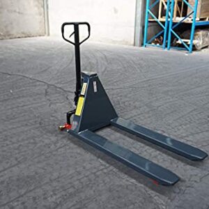 3300LB. Cap, 27" x 45", Lift Height: 3-1/2" to 31-1/2", Manual High Lift Tote Lifters for Skid/Single Sided Pallet Pake Handling Tools