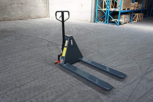 3300LB. Cap, 27" x 45", Lift Height: 3-1/2" to 31-1/2", Manual High Lift Tote Lifters for Skid/Single Sided Pallet Pake Handling Tools